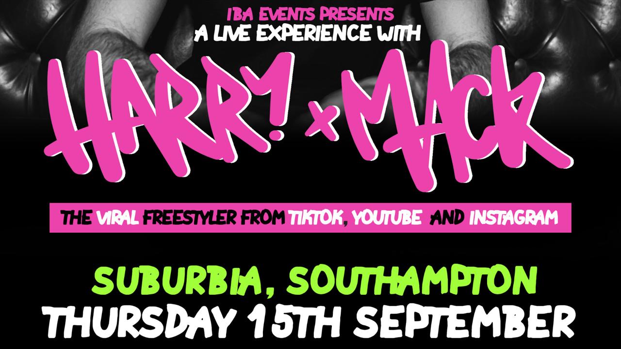 Harry Mack - Suburbia Southampton Tickets - Suburbia, Southampton ... Harry Mack - Suburbia Southampton Tickets - Suburbia, Southampton ...